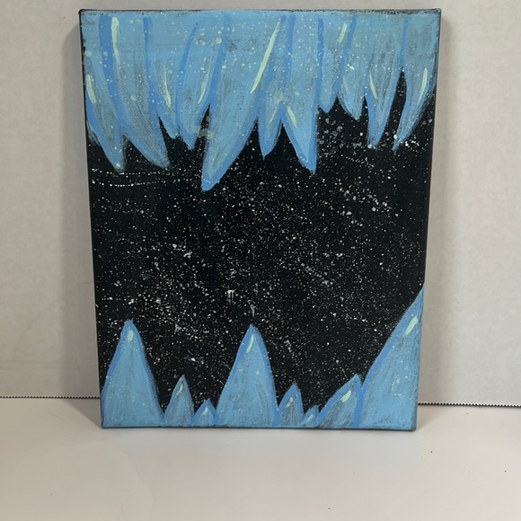 Hand Crafted | Wall Decor | Handpainted Abstract Hanging Crystals In A ...